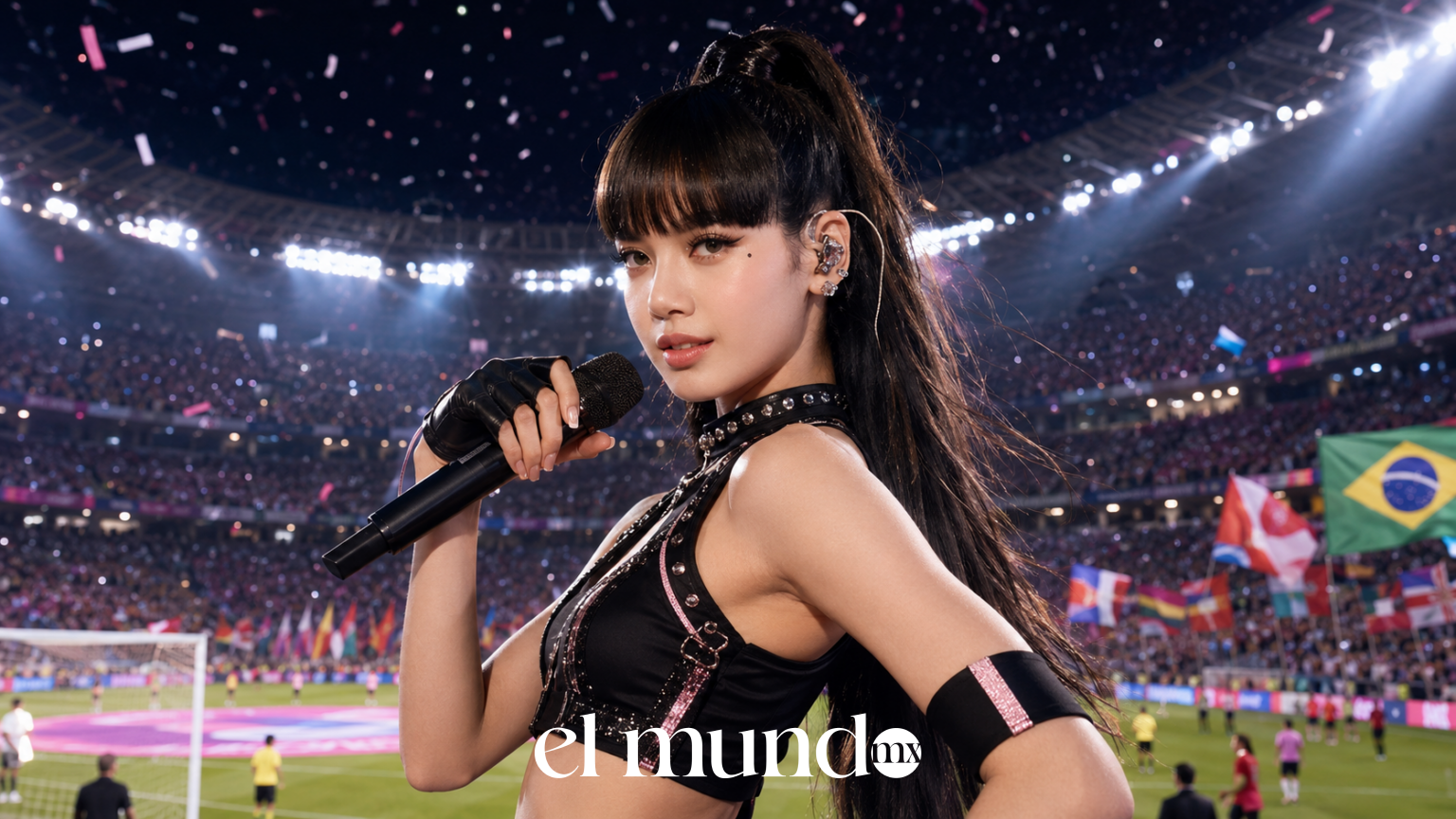 Lisa de BLACKPINK en el Mundial 2026: tabla de surf, presentación y ...